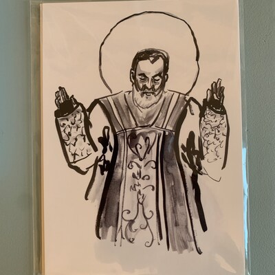 St. Hildegard of Bingen Printable Saint Card, Digital Holy Card ...