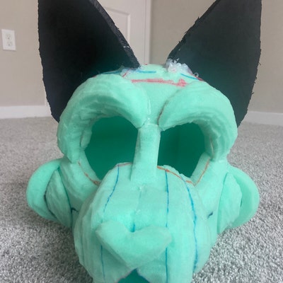 7 Fursuit Head EAR Pattern DIY PDF Digital Download Template for Mascot ...