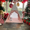 Baby Blue Zigzag Teepee Tent for Kids, Teepee, Kids Teepee, Teepee Tent ...