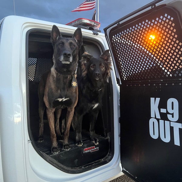 K9 Patrol Car Window Decal / Sticker / K-9 Police Dog / Caution ...