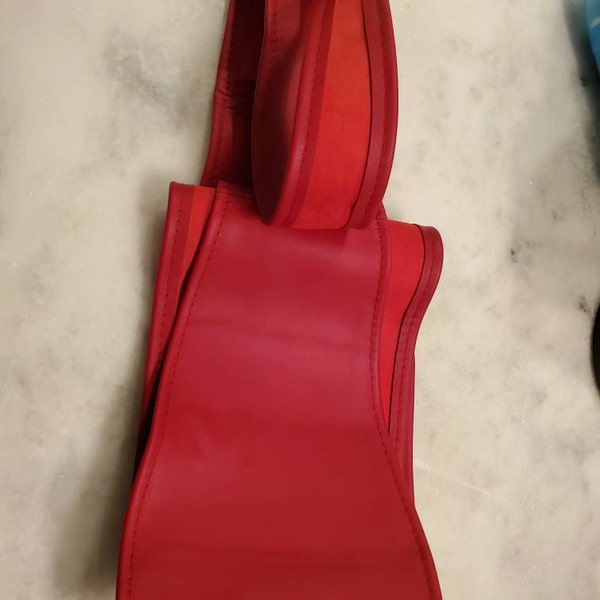 Women's Belt Wide Black Stretch Belt 4" / 10cm Glamorous Waist Cincher ...