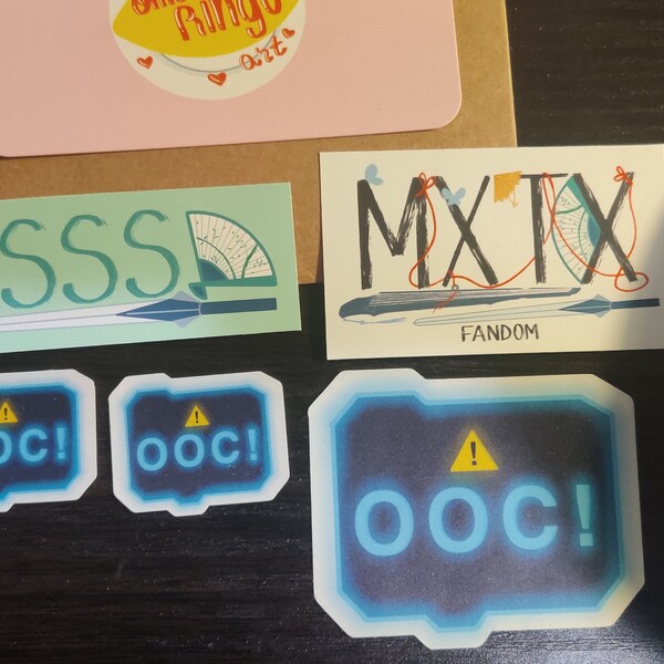 SVSSS MXTX OOC! Transparent Warning Sticker - Etsy