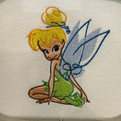 Peter Pan Tinkerbell Inspired Machine Embroidery Design. - Etsy