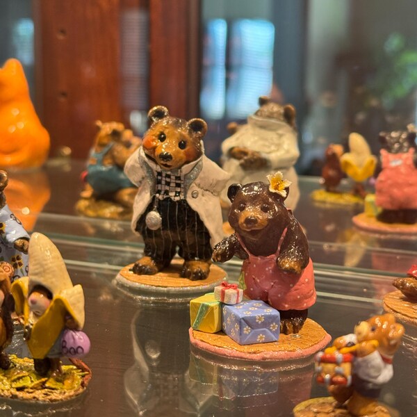 Wee Forest Folk M-593 Pilgrim Potluck, Miniature Thanksgiving Mouse ...