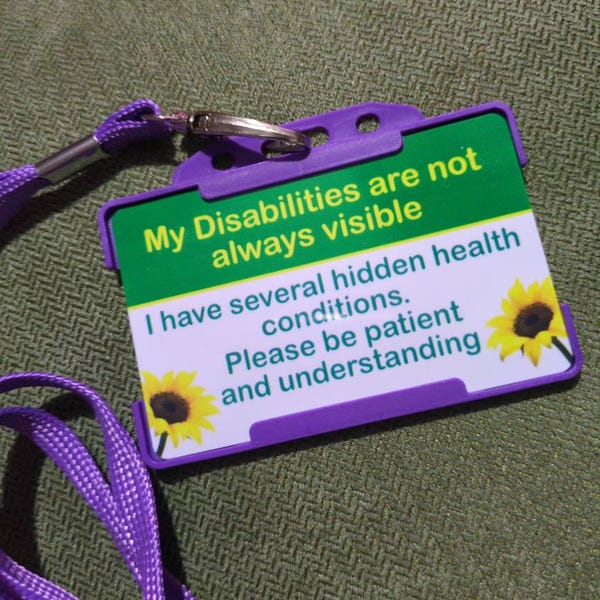 ADHD and ODD Awareness ID Card and Lanyard - Etsy