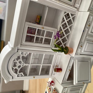 Dollhouse 1/12 Scale Miniature Furniture Handmade White Fabric - Etsy