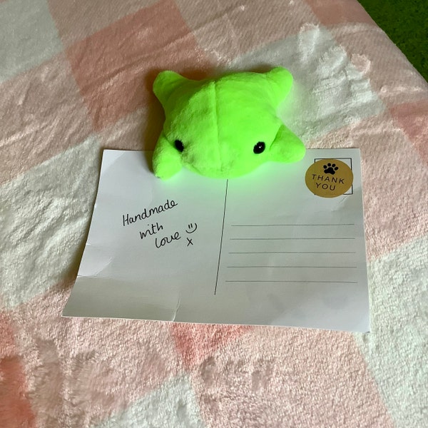 Neon Green Baby Bean Frogs. Cute Handmade Bean Filled Froggy Friends ...