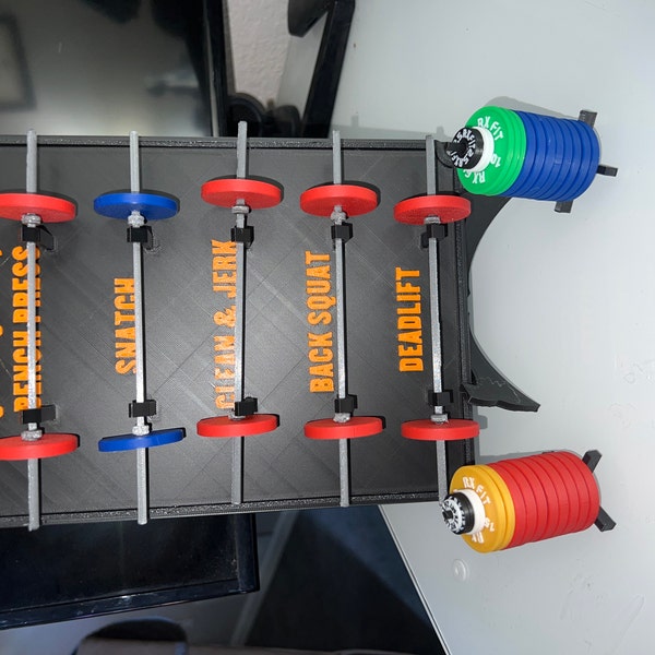 Weightlifting Personal Tracking Board, 5 Lifts, Show off Your Work on 5 ...