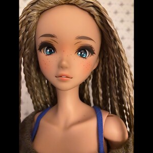 Custom Doll Wig for Minifee Dolls tan Caps - Etsy