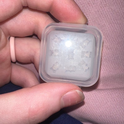 TEENY TINY Gummy Bears SILICONE Mold Smallest Candy Out There 1:6 Scale ...