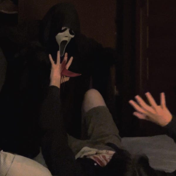 SCREAM 6 Movie Sparkle Robe, Ghostface Hooded SCREAM Robe, Ghostface ...