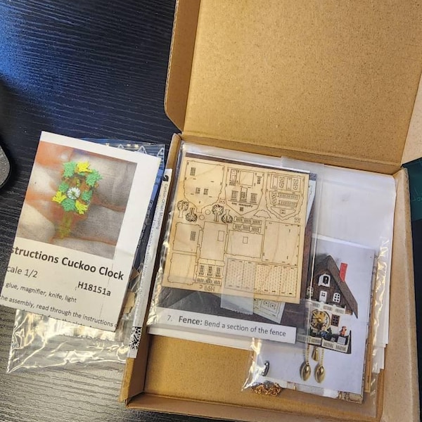 Cuckoo Clocks, KITS, Diy, Inch Scale, 1/12, Assembly Required, 1/2 ...