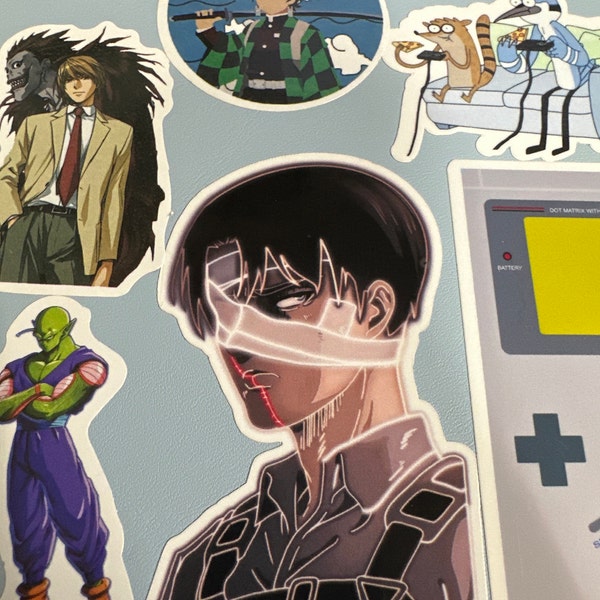 Levi Ackerman | Attack on Titan Sticker | Available in Gloss or ...