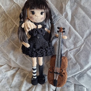 Wednesday Addams Cello Costume Only Pattern Pdf TUTORİAL ENGLİSH - Etsy