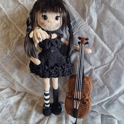 Wednesday Addams Cello Costume Only Pattern Pdf TUTORİAL ENGLİSH - Etsy