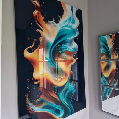 Backsplash Tile Color Tempered Glass Wall Protection-kitchen Backsplash ...