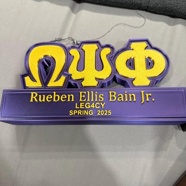 Sigma Gamma Rho Blue & Gold Inspired Customizable Desk Name Plate - Etsy
