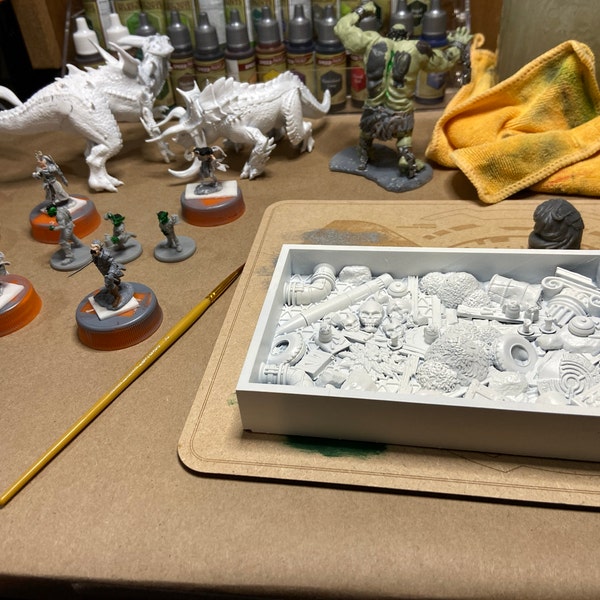 Painted Tyranid Flying Tyrant Leviathan Space Bug Overlord 3d Printed ...