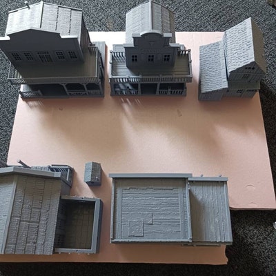 Sci Fi Gothic Train Set 3D Printed Gaming Terrain Warlayer - Etsy
