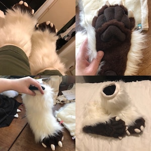 Kemocube's Fursuit Slim Sock Paws Pattern Digital PDF Download - Etsy