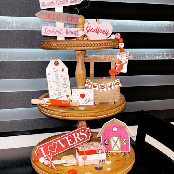Strawberry Tiered Tray Decor, Tiered Tray, Strawberry Decor, Life is ...