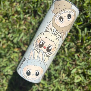 20oz LABUBU Tumbler Wrap, Sublimation PNG, Tumbler PNG Digital Download ...