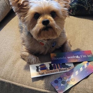 What Victoria Read Found Family. Food. Serial Killers Bookmark Rainbow ...