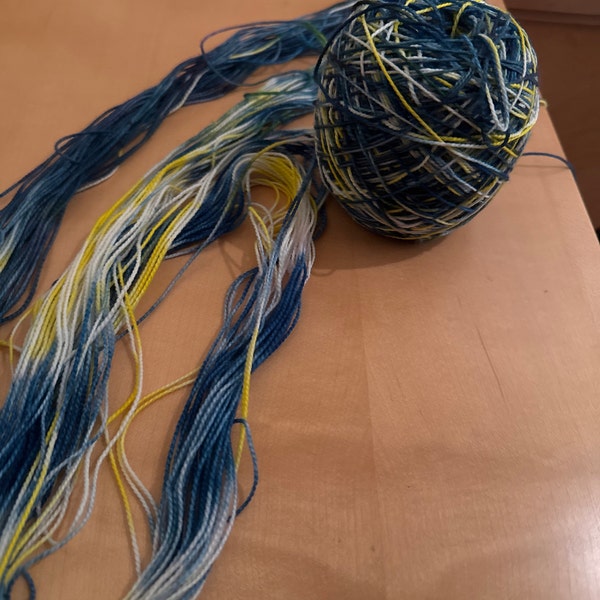 Yarn Kit - Coast to Coast Wrap DK Version Yarn Kit // 75/25 Merino/nylon // Hand Dyed by Gabie's ...