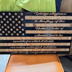 Pledge of Allegiance Flag Design, SVG DXF AI , Digital File Only - Etsy