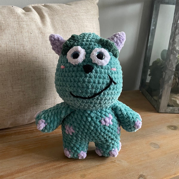 Mini Monster-keychain Version Crochet Pattern by Aquariwool Crochet ...