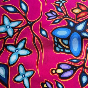 Jackie Traverse Ojibway Florals Cotton 60 Wide First Nations Fabric ...
