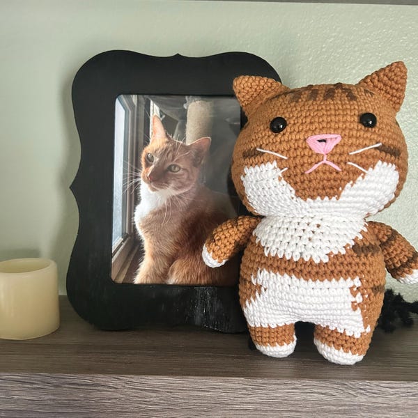 Custom Cat Plush, Custom Stuffed Cat, Cat Stuffed Animal, Custom ...