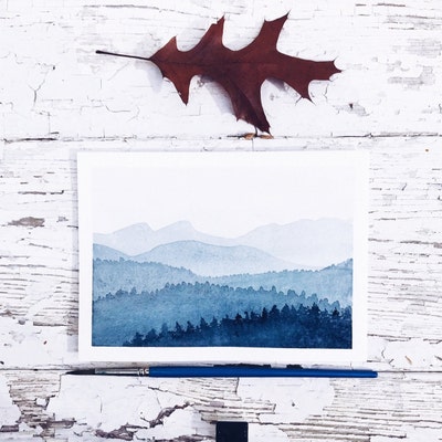 GENUINE INDIGO Jazper Stardust Handmade Watercolor Pan made With Pure ...