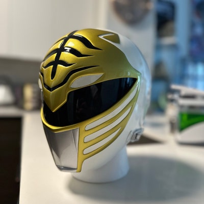 White Ranger Mmpr Helmet free Shipping - Etsy