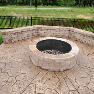 30 Inch Kansas City Chiefs Fire Pit, Painted High Temp Black, Includes ...