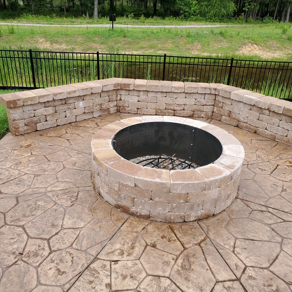36 Inch 12 Gauge Octagon Style Fire Pit. Packers. - Etsy