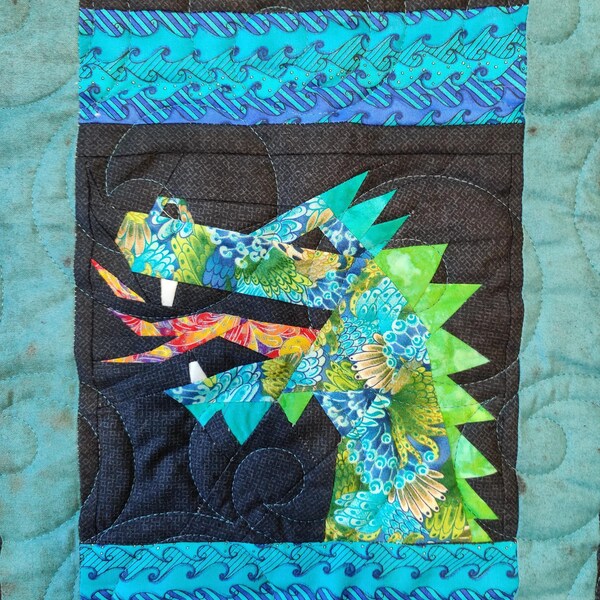 DRAGON Block PDF Pattern - Etsy