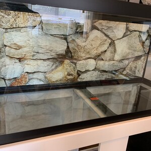 Silver Medley Rock / HD Stone Aquarium Background Rocky Fish Tank ...