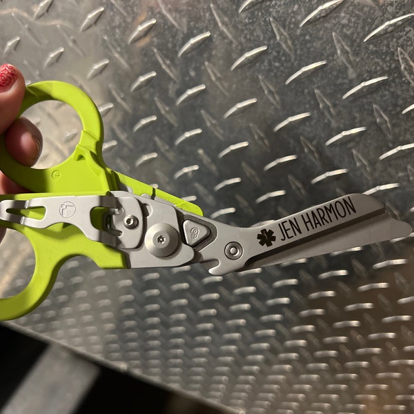 Laser Engraved Paramedic Gift Medical Shears, Leatherman Raptor Tool ...