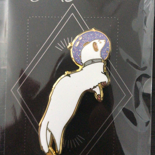 Space Ferret Enamel Pin - Etsy