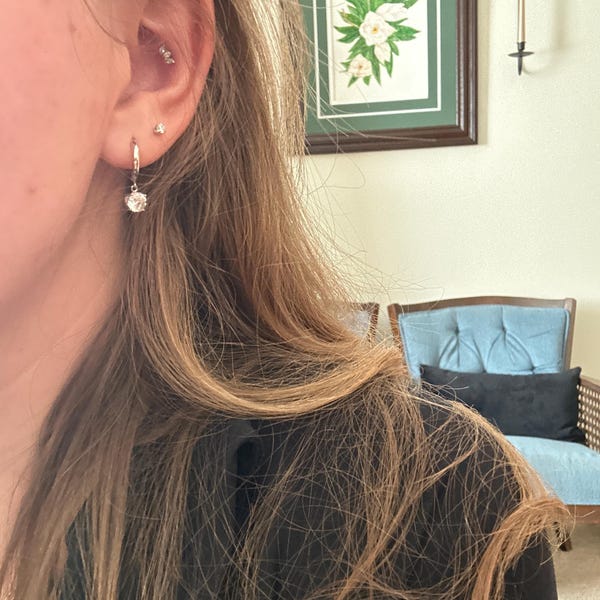 14k Solid Gold Simple Hoops, 10mm, 13mm, 14k Real Gold, Mini Plain ...