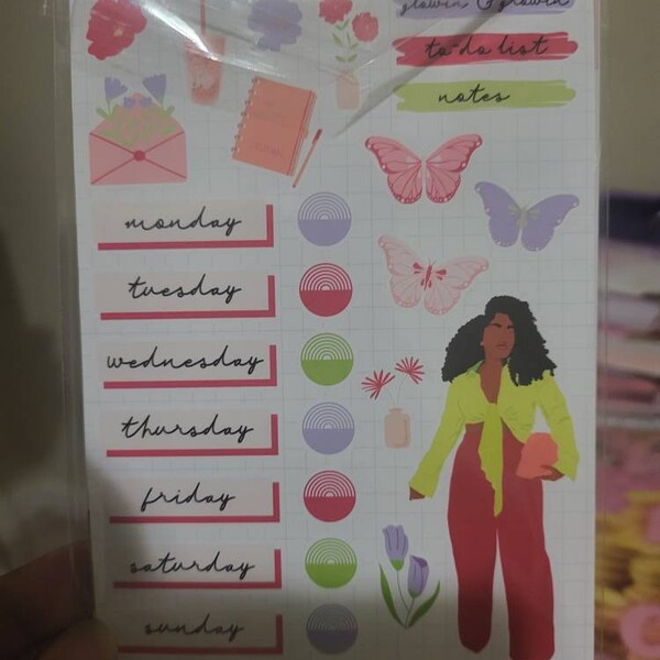 Music Player Aesthetic Sticker Sheet, Music Player Planner Icons, Now ...