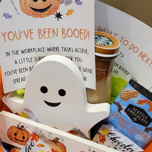 You've Been Booed Printable Office Game, Boo Basket, Halloween Boo Kit ...