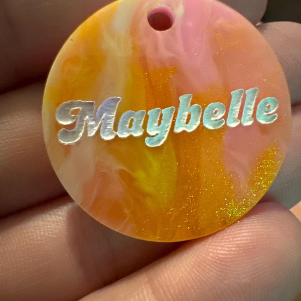 Squiggle Arch Rainbow Iridescent Acrylic Earrings - Etsy