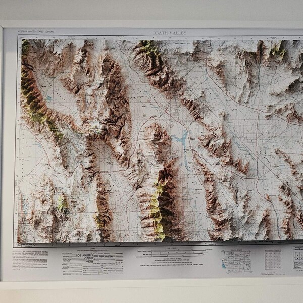 Geological Map of the Israel Vintage Reprint Historical Map With Relief ...
