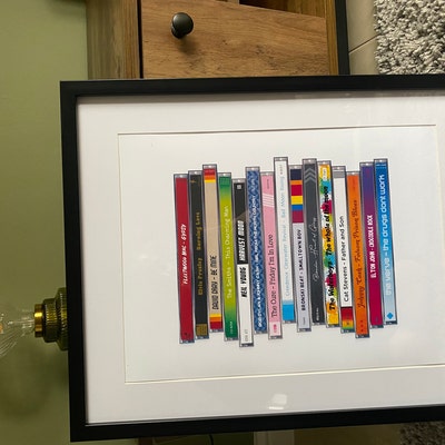 Personalised CD Case Stack Print / Poster Add Your Favourite Songs or ...