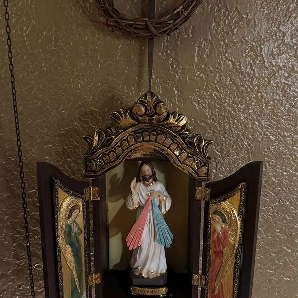 Wooden Niche, Chapel, Catholic Saints and Virgins, Religious Products ...