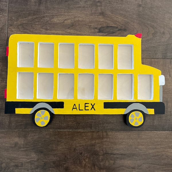 School Bus Picture Frame - Etsy