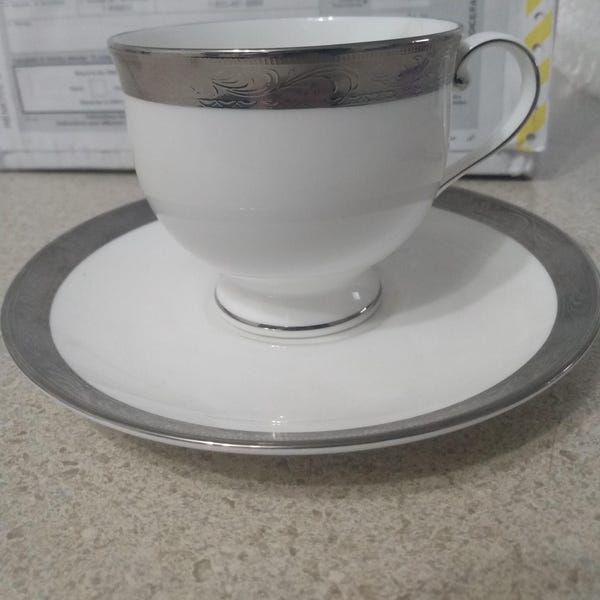Hannibal Teacup – Mikasa Crown Jewel Platinum Cup & Saucer | NBC ...
