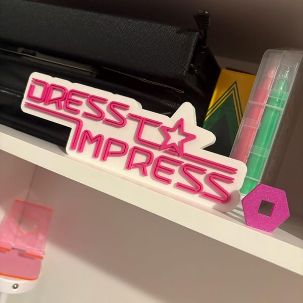 Dandy's World 3D Printed Desk Sign: Gamer Decor - Available in 2 Sizes ...